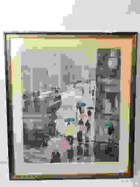 Painting, "bright Rain", Ralph Avery, Watercolor, Rainy Street Scene ...