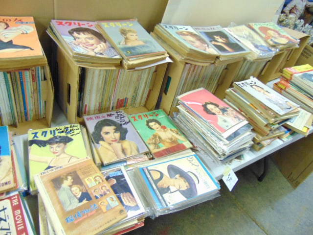 Large Lot Vintage Japanese Movie Magazines, "eiga No Tomo", Others, 350 ...