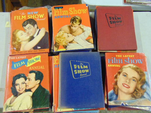 Large Lot Vintage Hard Cover Movie Magazines, "the Film Show Annual ...