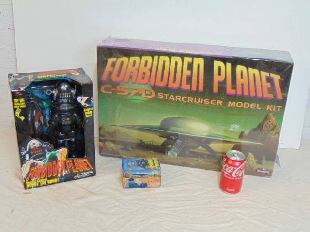 Forbidden Planet Lot, C-57d Starcruiser Model Kit, Remote Control ...