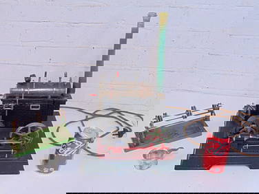 Very Rare Marklin Twin Boiler Steam Engine.