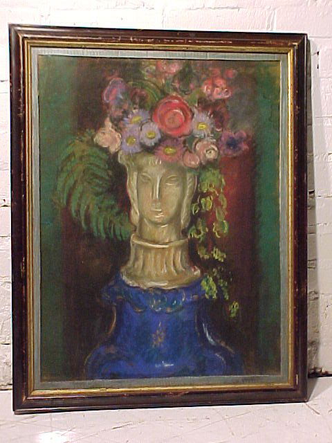 Edith Valarian Cockcroft pastel, floral stillife