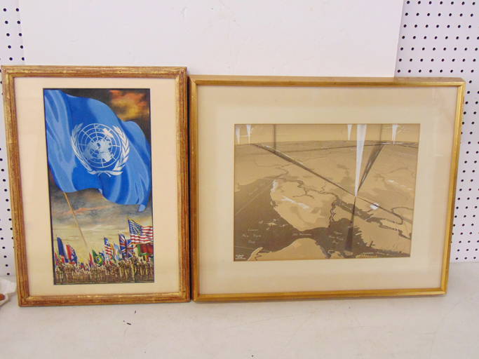 2 Illustrations, Donald F. Moss & Richard Edes Harrison, "editorial ...