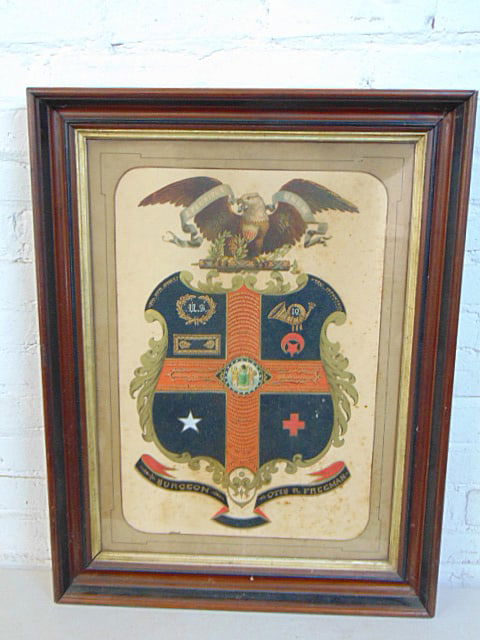 Civil War Commemorative Document, "army Of The Potomac, Surgeon Otis R ...