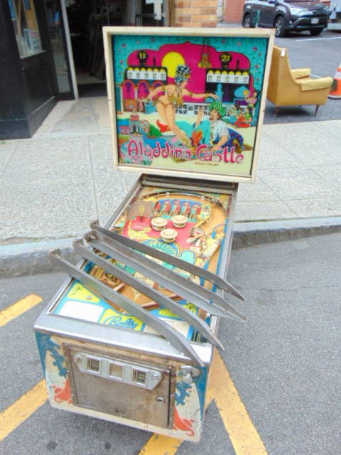 Vintage Aladdin's Castle Pinball Machine By Bally, Missing & Dry ...