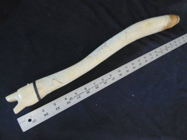 Inuit Oosik club, fossilized walrus penis bone - Mar 21, 2016 | Hudson ...