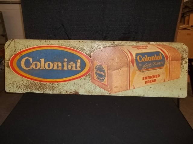 Vintage Colonial Bread Sign