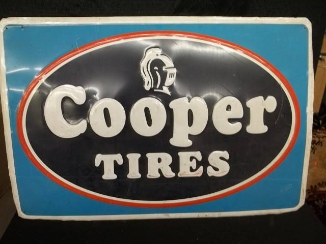 Vintage Cooper Tires Sign