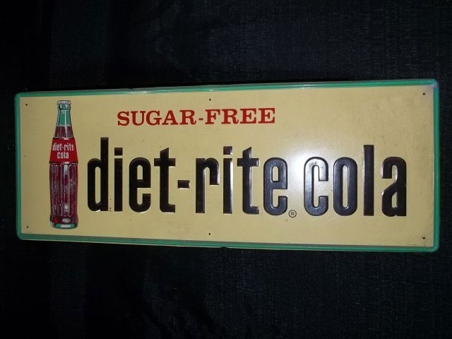 Vintage Diet Rite Cola Sign