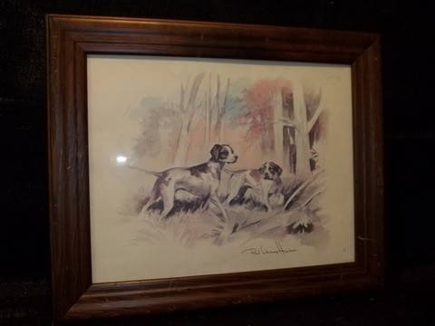 Bird Dog Print Paul Whitney Hunter