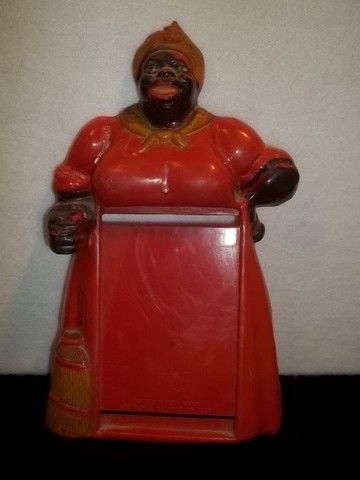 Old No. 123 Mammy Memo Pad Holder