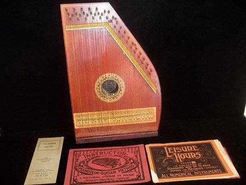 Old Zither Oscar Schmidt Mandolin Guitar