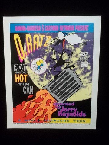 Cartoon Network O-Ratz Poster - Oct 08, 2012 | Purcell Auction Gallery ...