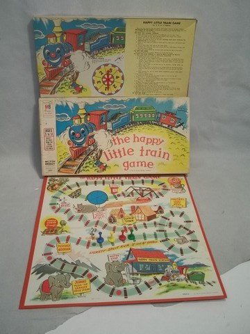 13: Rare 1957 MB The Happy Little Train Game Complete