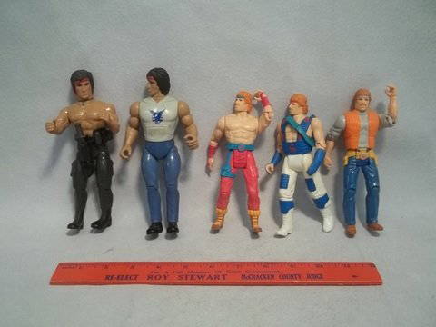 Rambo & Chuck Norris Action Figures