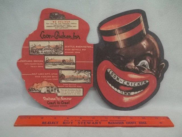 Black Americana Coon Chicken Inn Menu