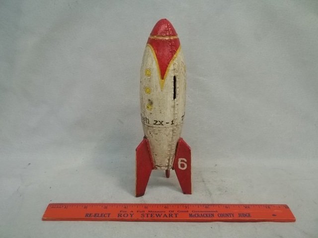 Cast Rocket Bank