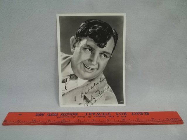 Old Andy Devine Autograph Celebrity Photo Original