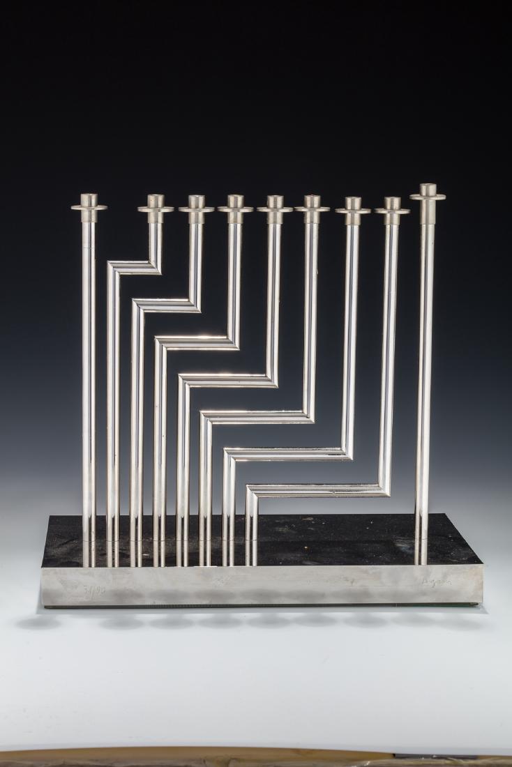 YAACOV AGAM: LEVELS MENORAH (ISRAELI b,1928) - Dec 21, 2017 | J ...