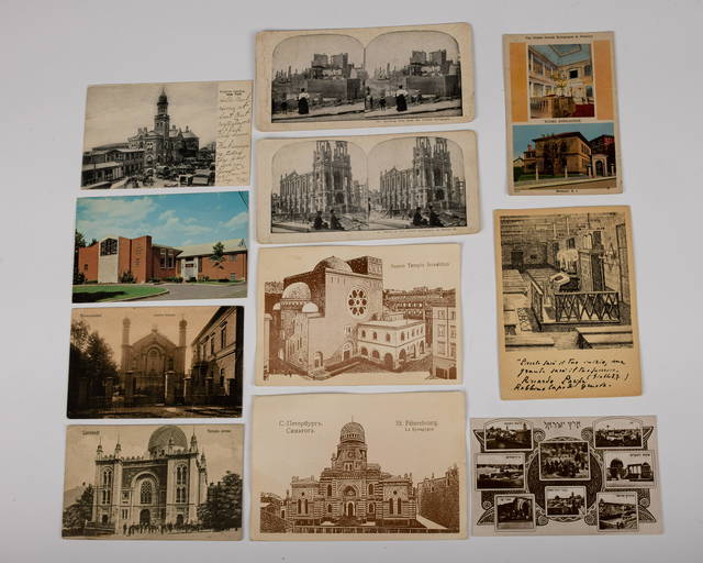 A Collection Of 65 Synagogue And Other Jewish Site Postcards