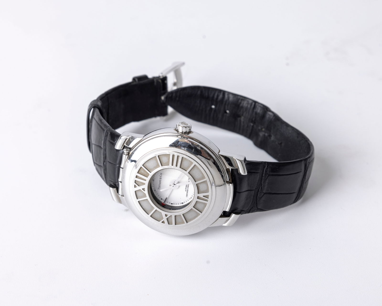 A Tiffany And Company Automatic Certified Chronometer Atlas Wrist Watch ...