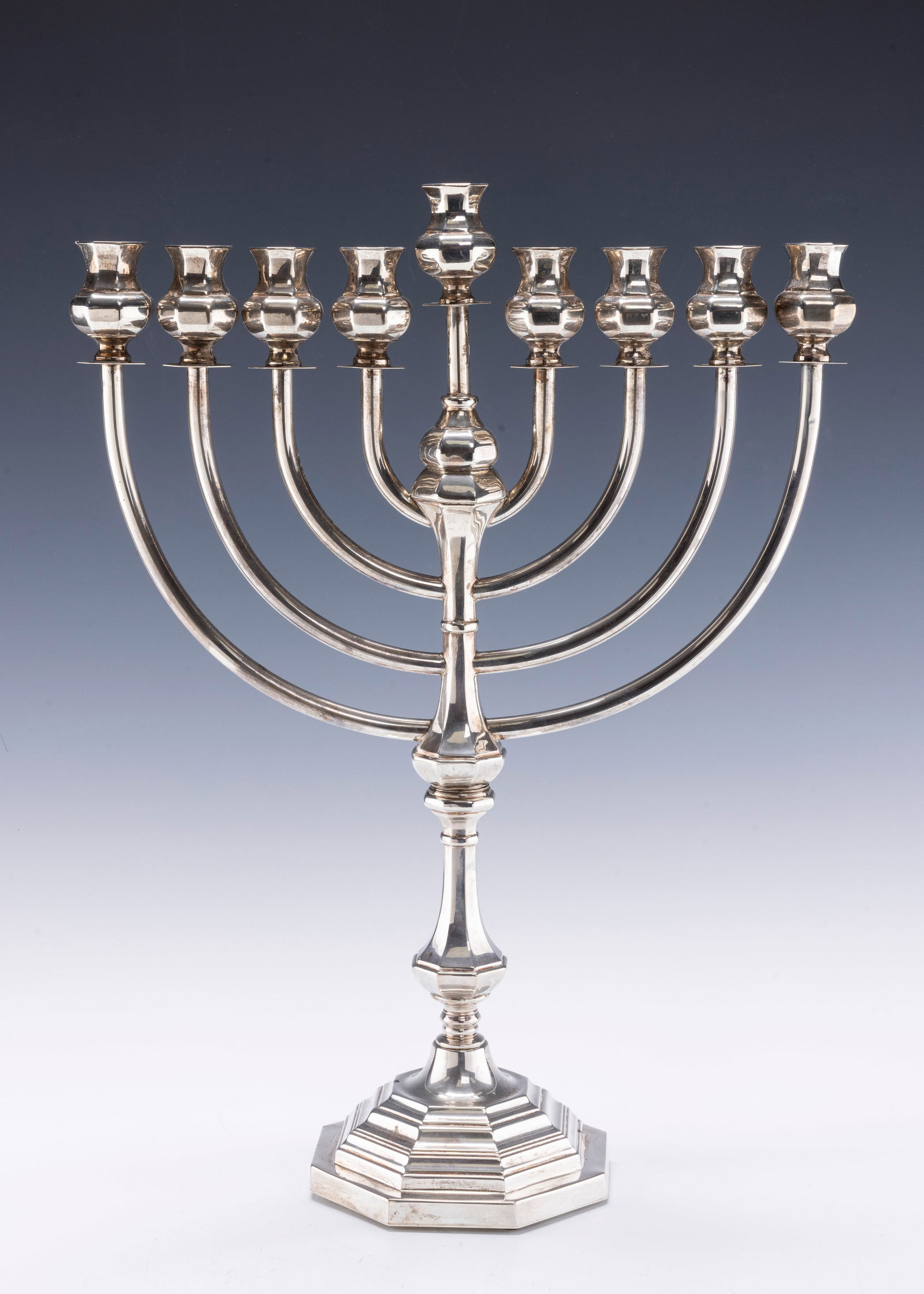 A Sterling Silver Hanukkah Menorah By Tiffany And Company. New York C ...