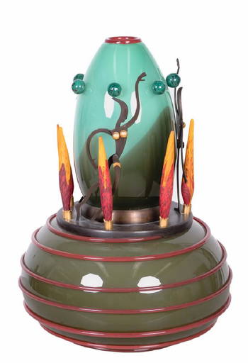 Dan Dailey: Abstract Glass & Metal Sculpture