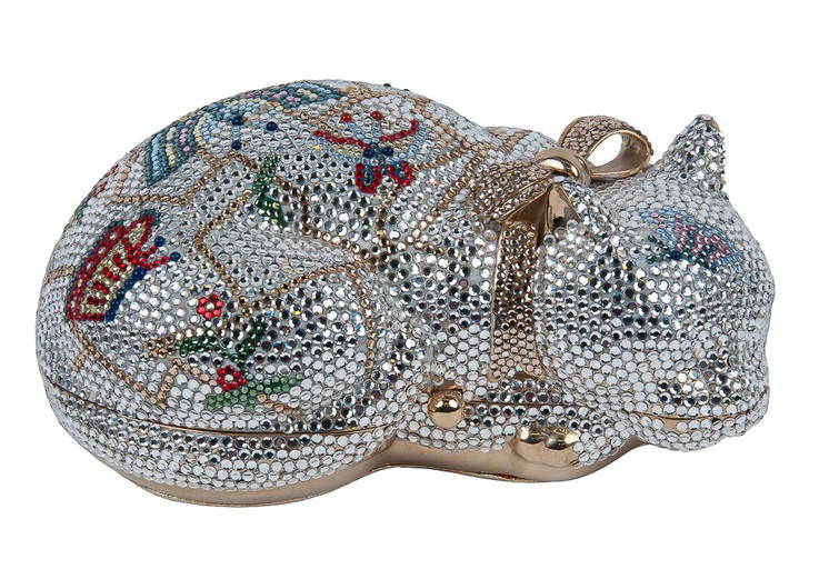 Judith Leiber Sleeping Cat Minaudiere