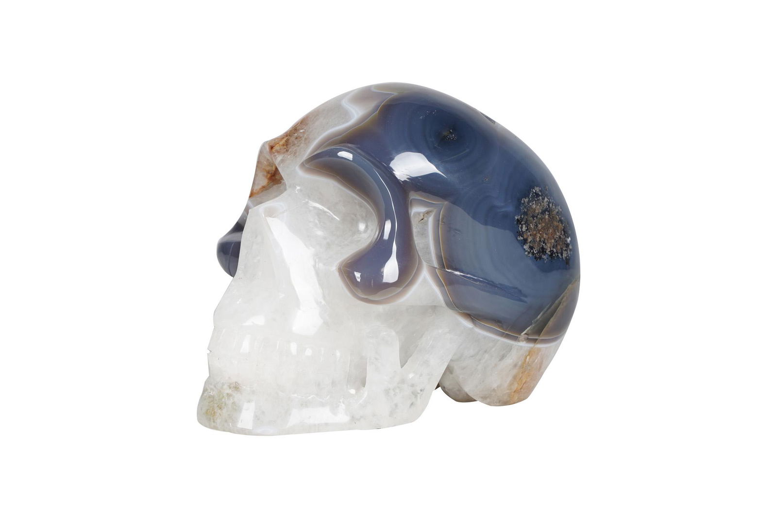 CARVED STONE SKULL | Barnebys