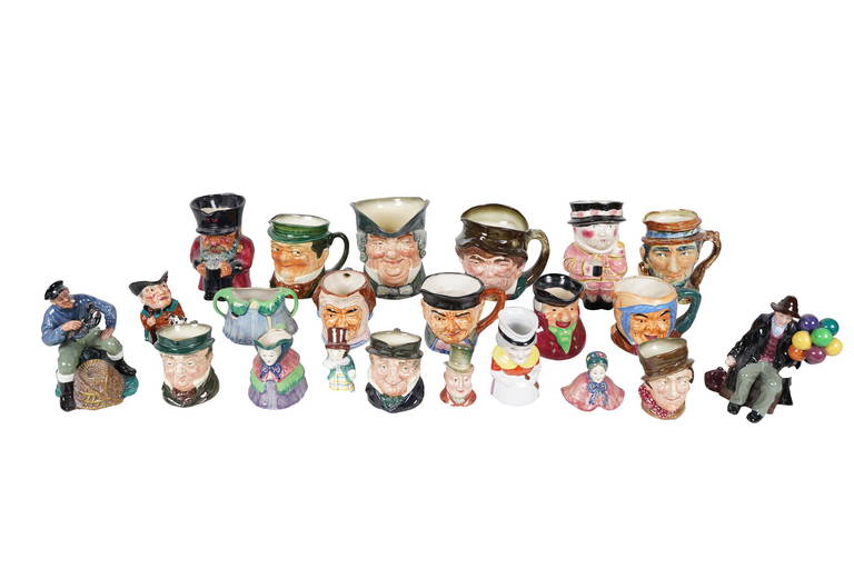 Collection Of Toby Mugs & Figurines
