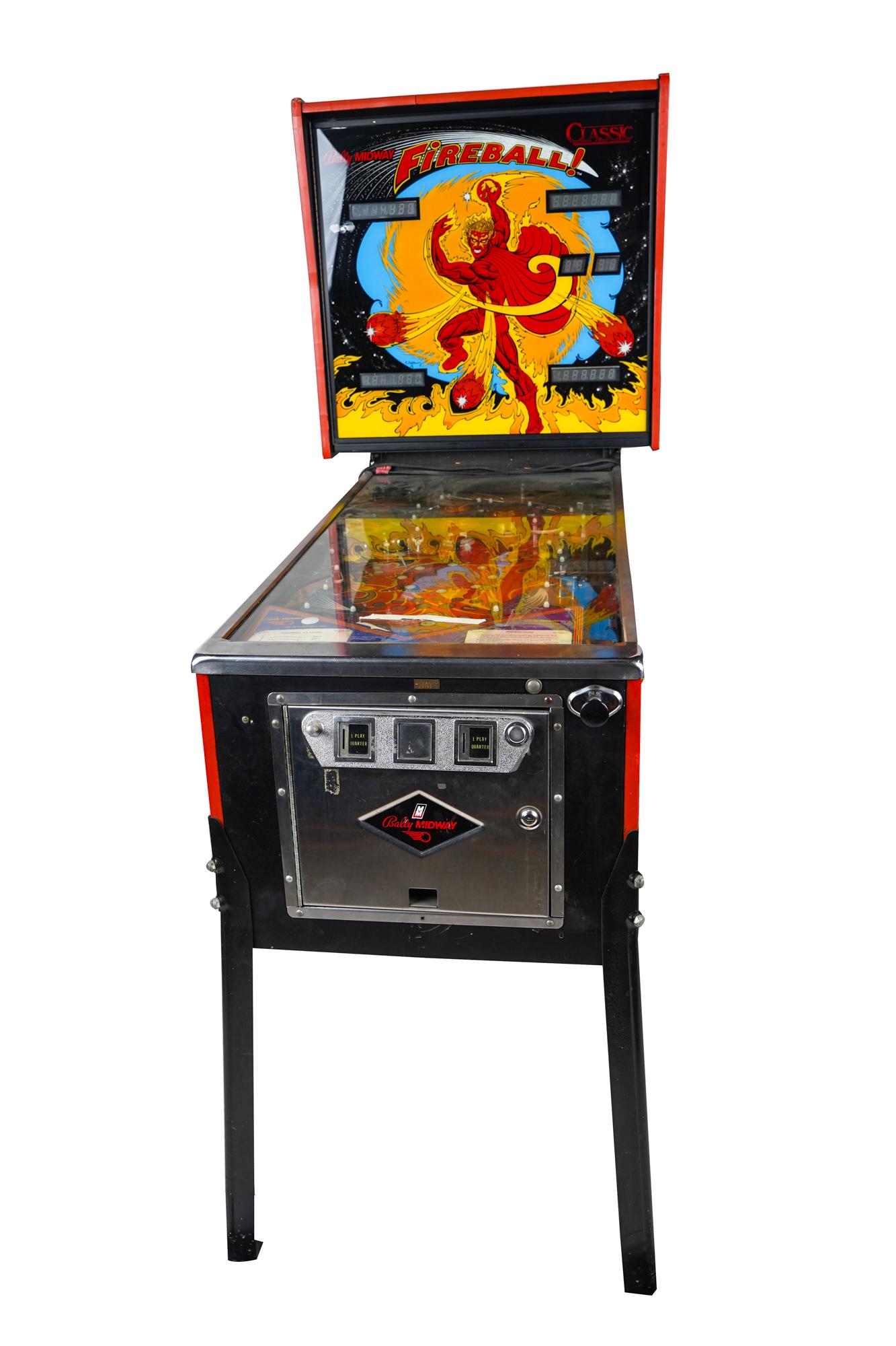 BALLY MIDWAY FIREBALL PINBALL MACHINE | Barnebys