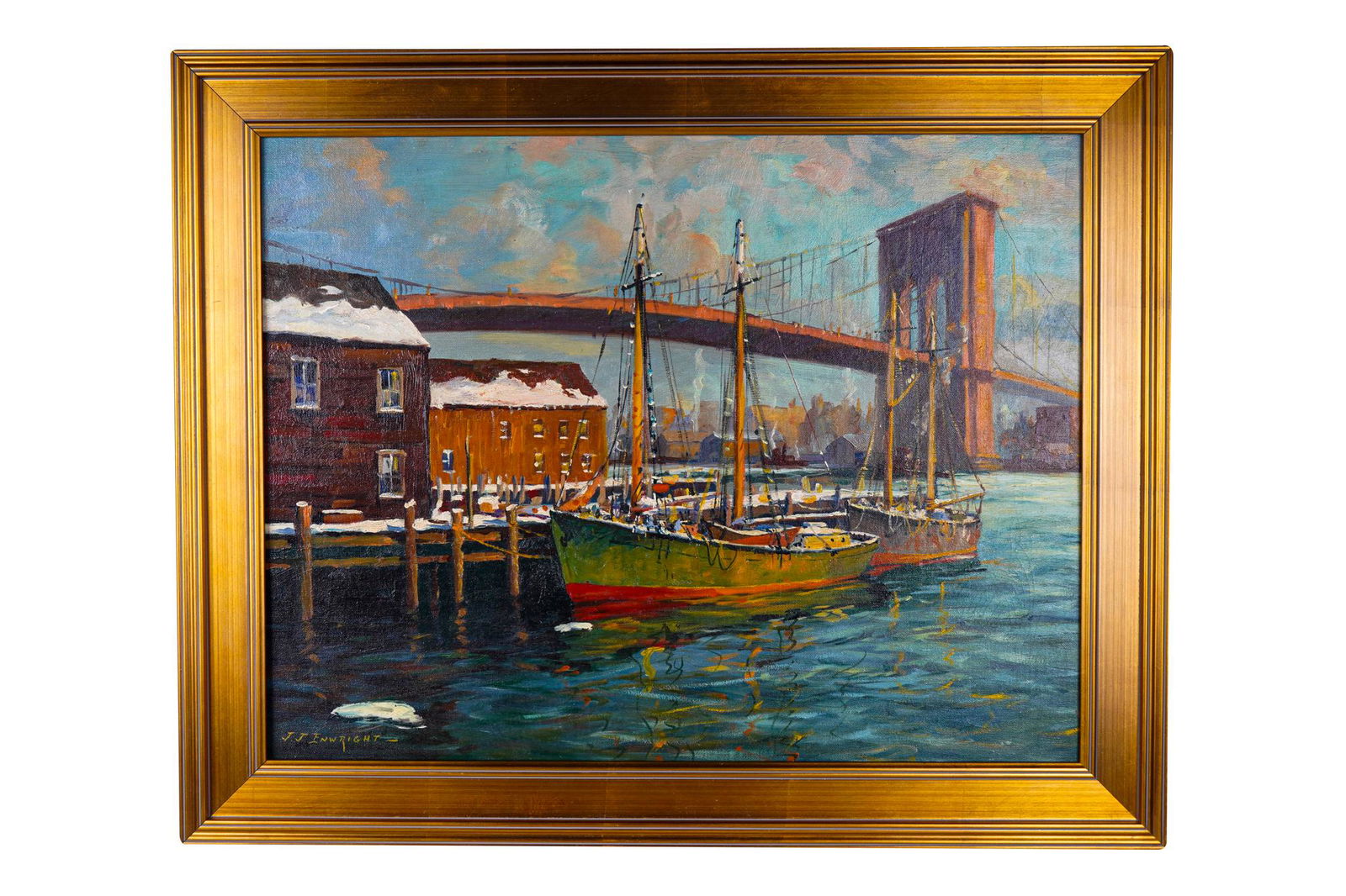 Jj Enwright [c Hjalmar "cappy" Amundsen]: Harbor Scene