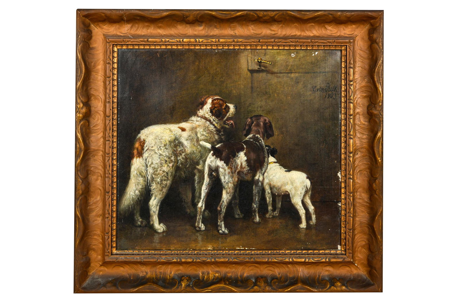 Caspar Von Reth (1858 1913): Dogs