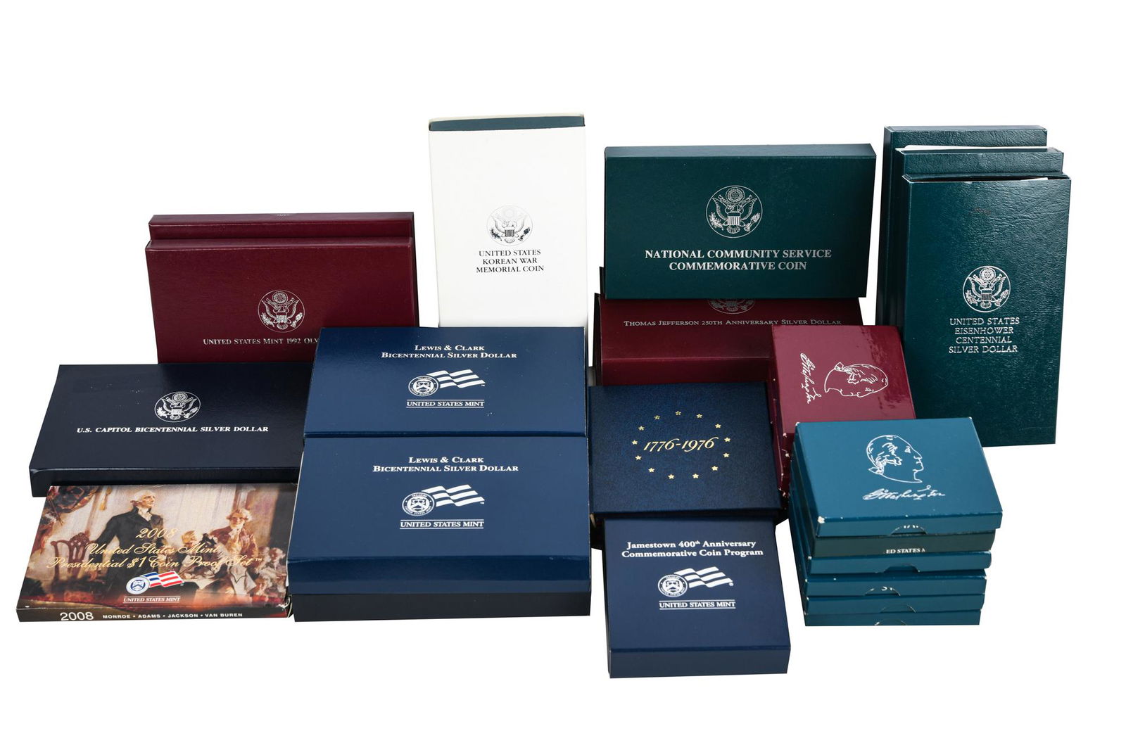 Group Of U.s. Commemorative Coin Sets