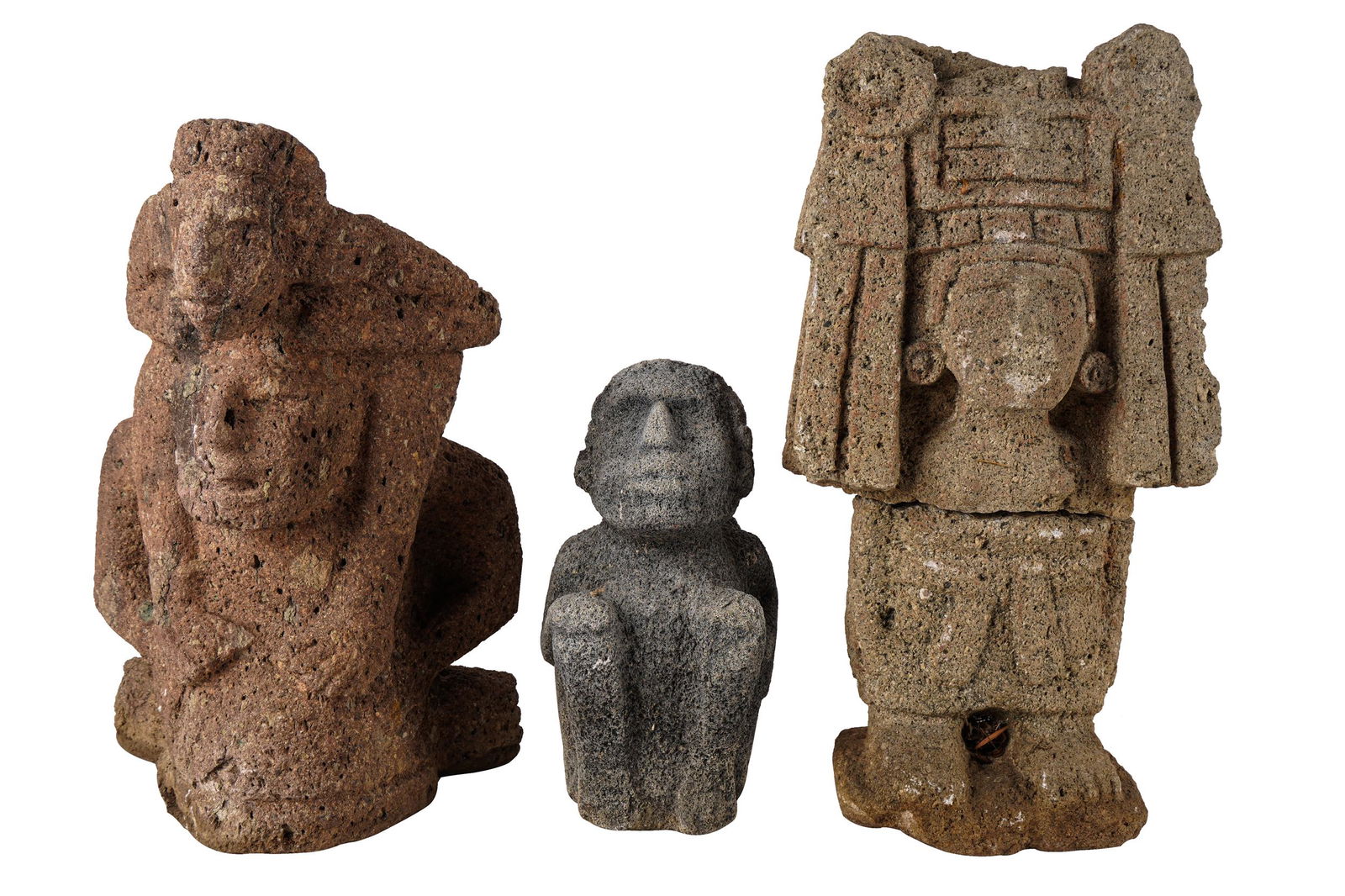 Three Primitive African Stone Carvings