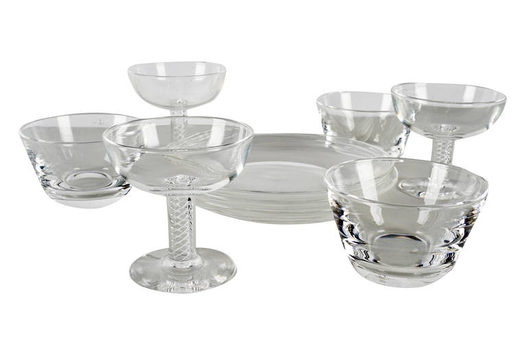 Collection Of Steuben Glass Table Ware