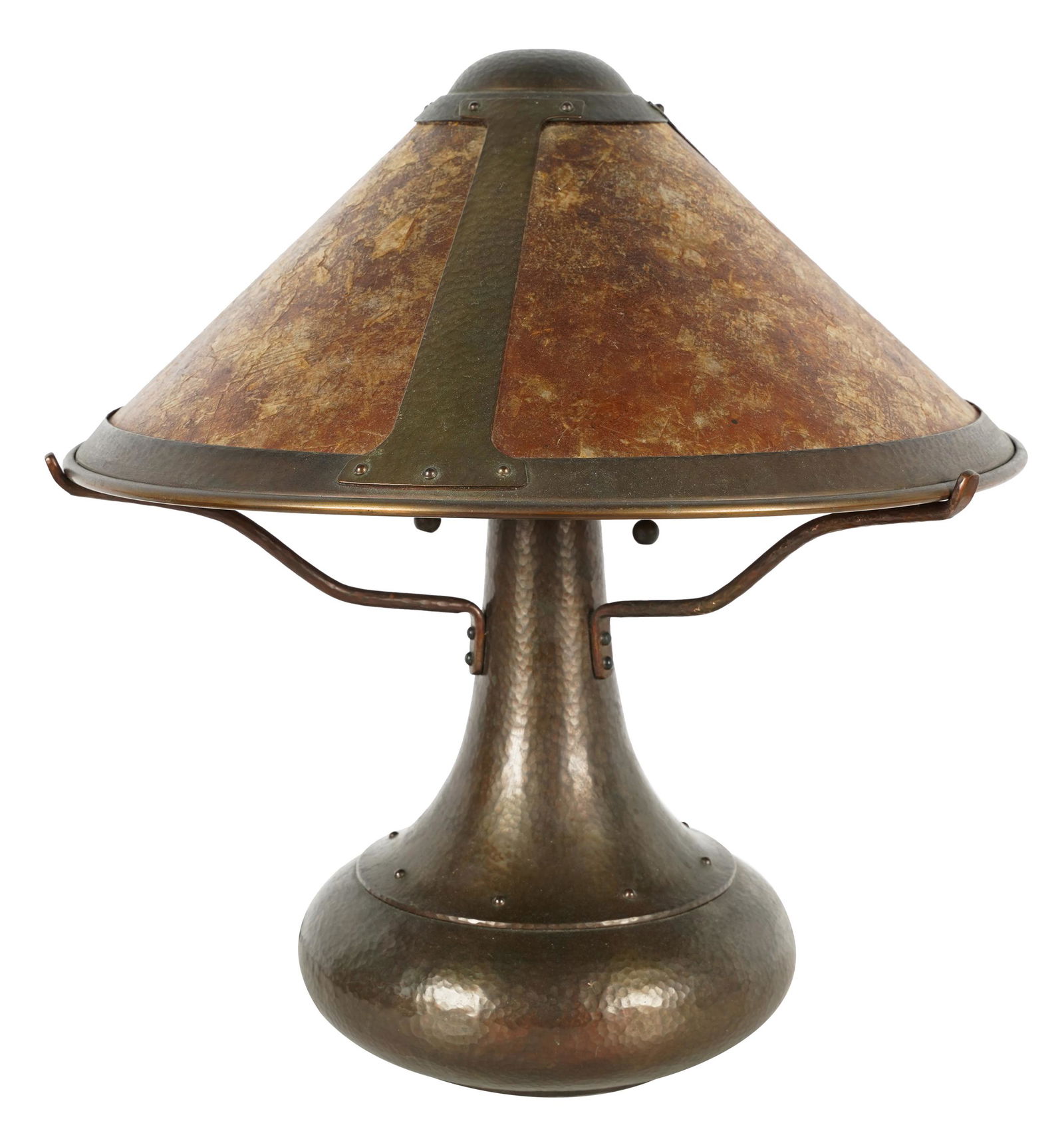 Mica Lamp Company: Copper Table Lamp