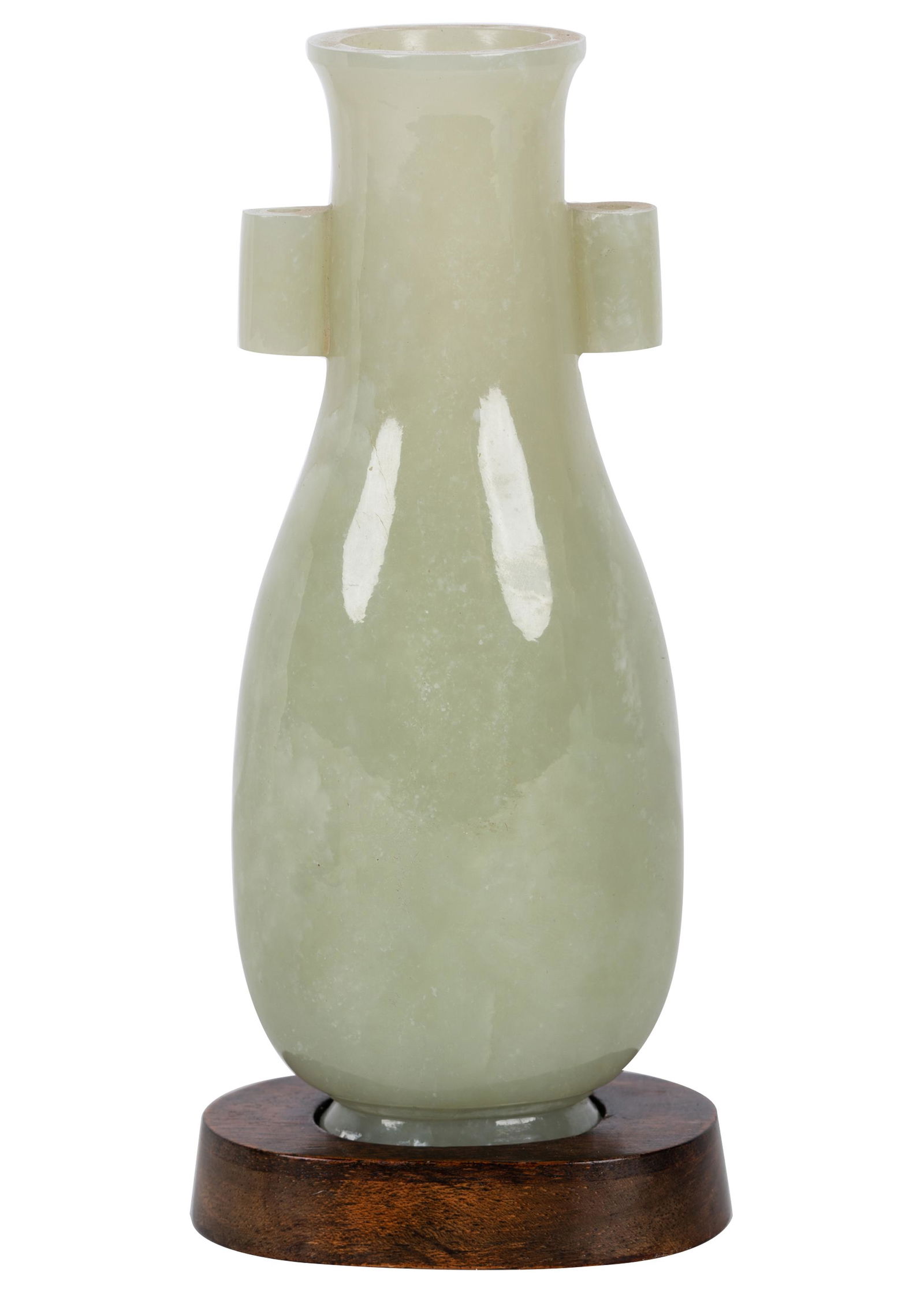 Chinese Carved Jade Vase