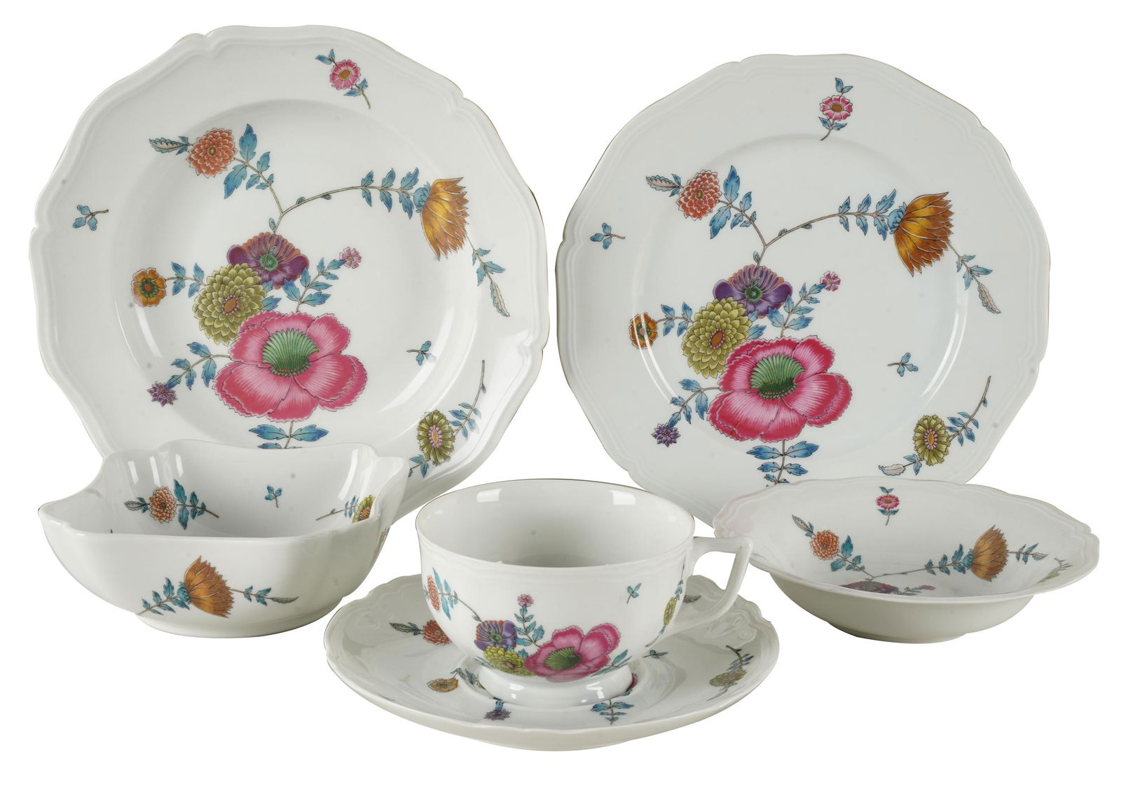 Raynaud Limoges Ceralene Porcelain Service