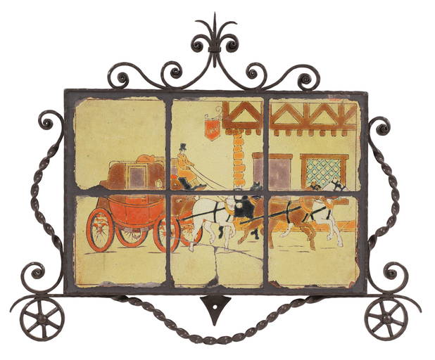 BUSCHER & SON COACH SCENE PLAQUE (#0138) on Jan 06, 2022 | Abell ...