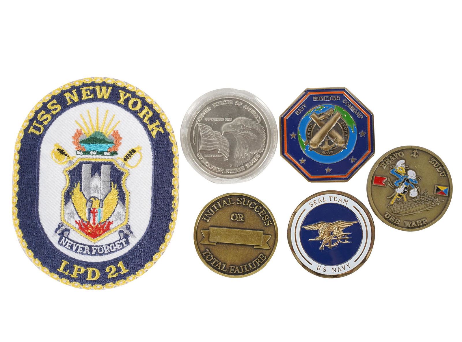 DON RICKLES US NAVY CHALLENGE COINS & PATCH | Barnebys
