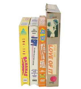 Vhs Tapes Dvd's & Cabinet