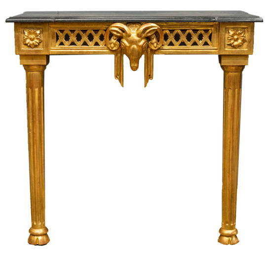 Neoclassical Style Giltwood Console Table