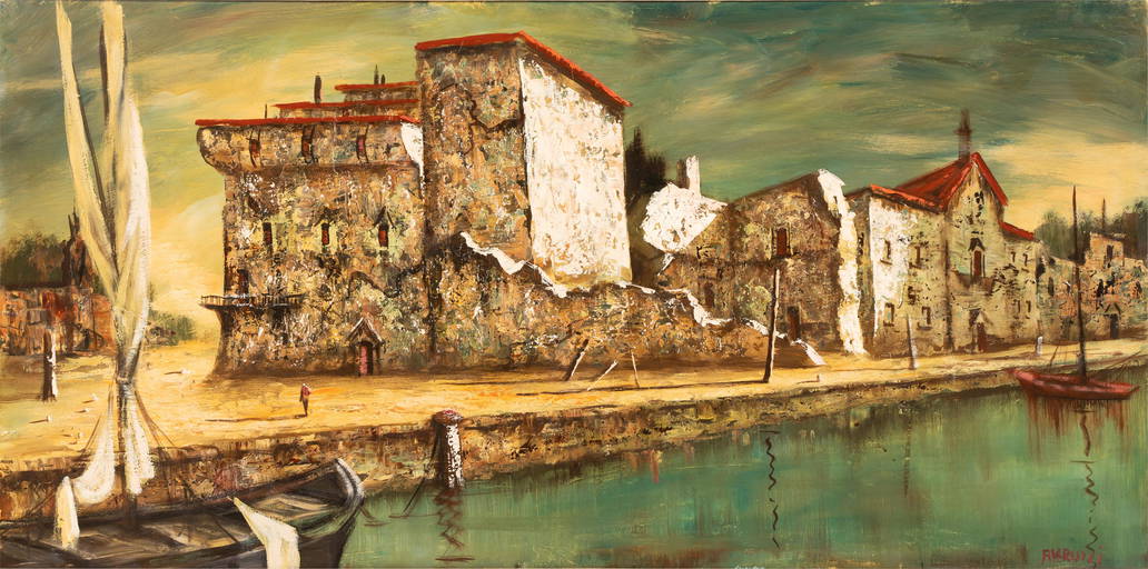 Harold C. Stephenson (1908 1974): Canal Scene