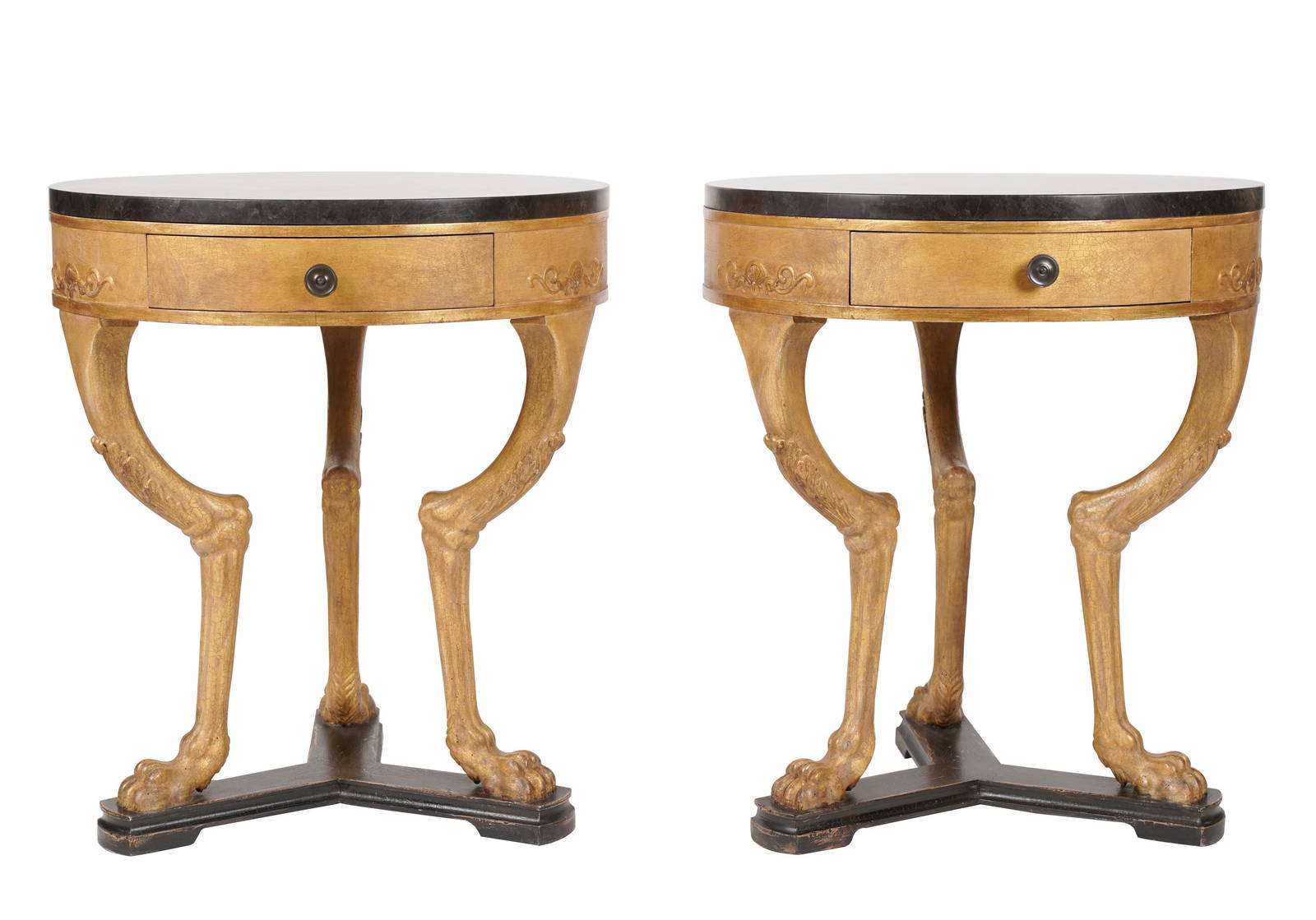 Hendrix Allardyce: Pair Of Neoclassical-style Round Tables Auction