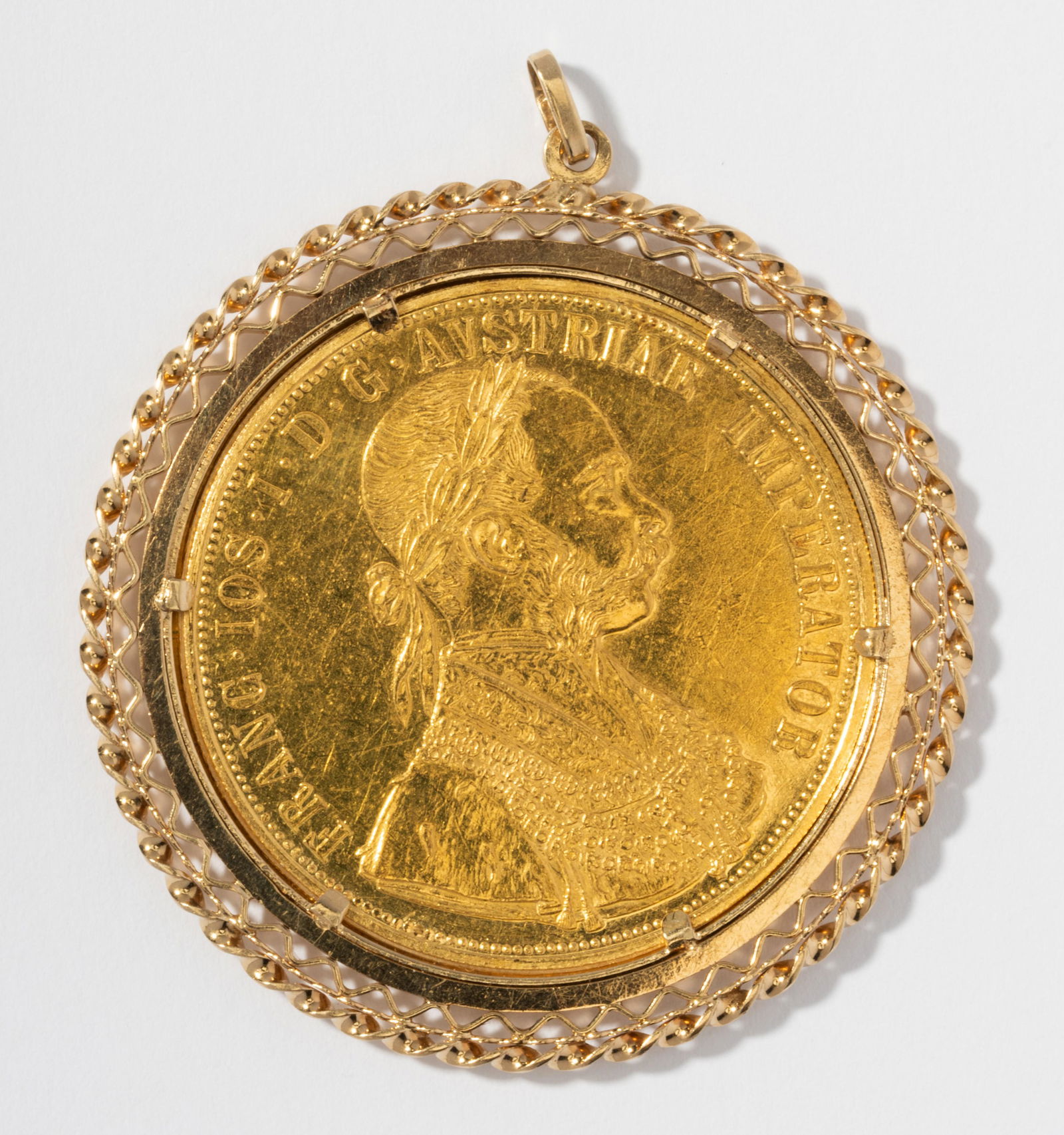 1915 Franc Ios I.d.g. Austriae Imperator Coin