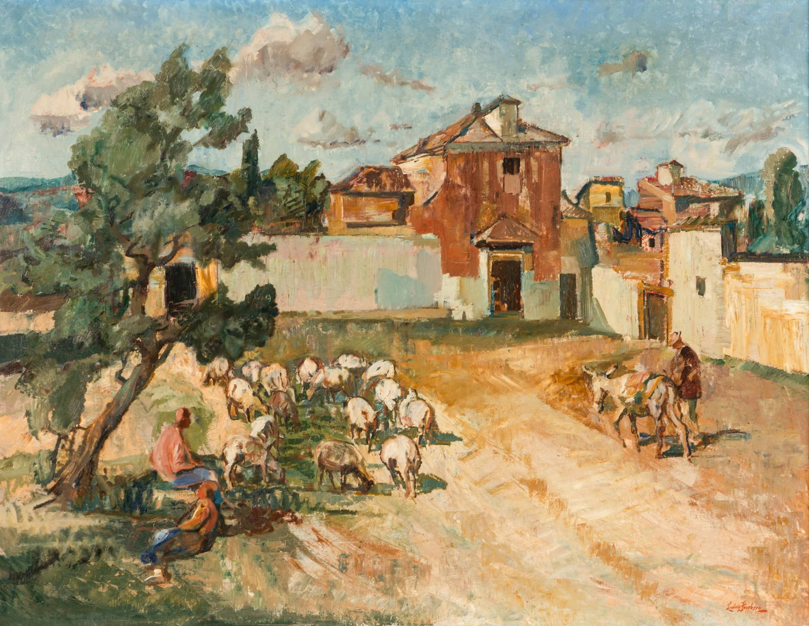 Ludvig Jacobson (1890-1957): Ermita Del Angel Toledo Auction