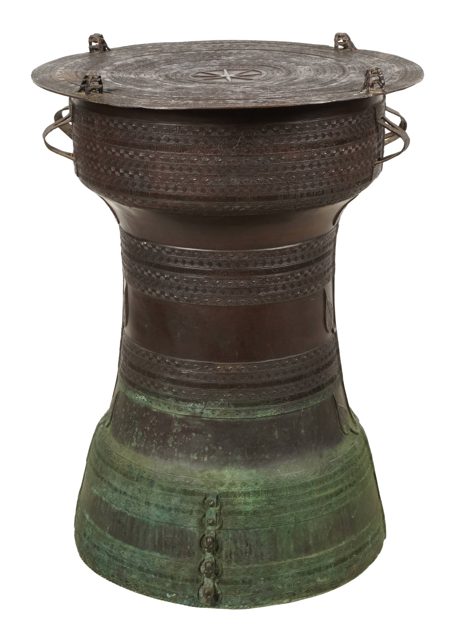 Tibetan Bronze Rain Drum Auction