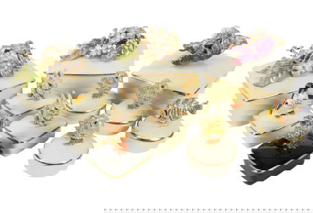 Collection Of Jay Strongwater Enamel And Porcelain Covered Boxes