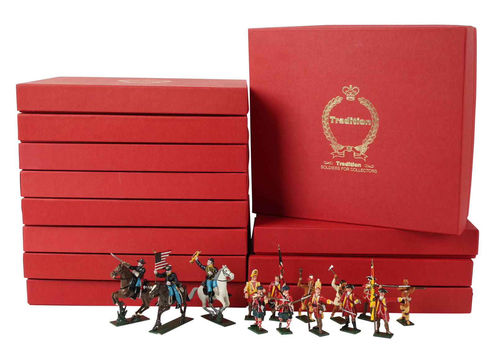 14 Sets Of Tradition Miniature Soldiers Auction